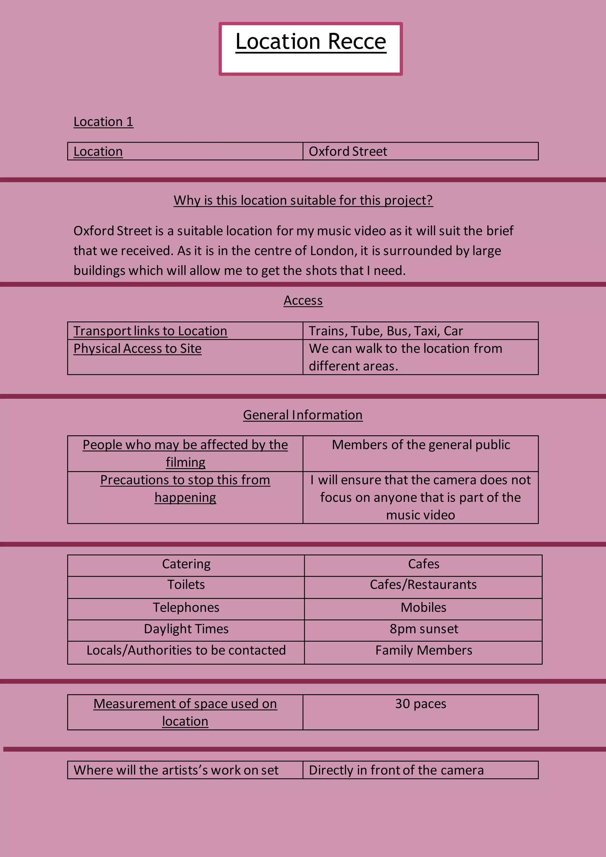 Location report 1 | DOCX