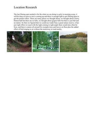 Location research | DOCX