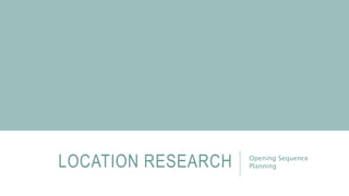 Location research | PPT
