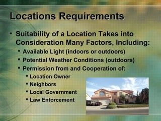 Locations Department in Film | PPT