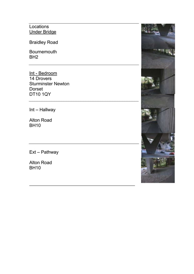 Locations | DOCX