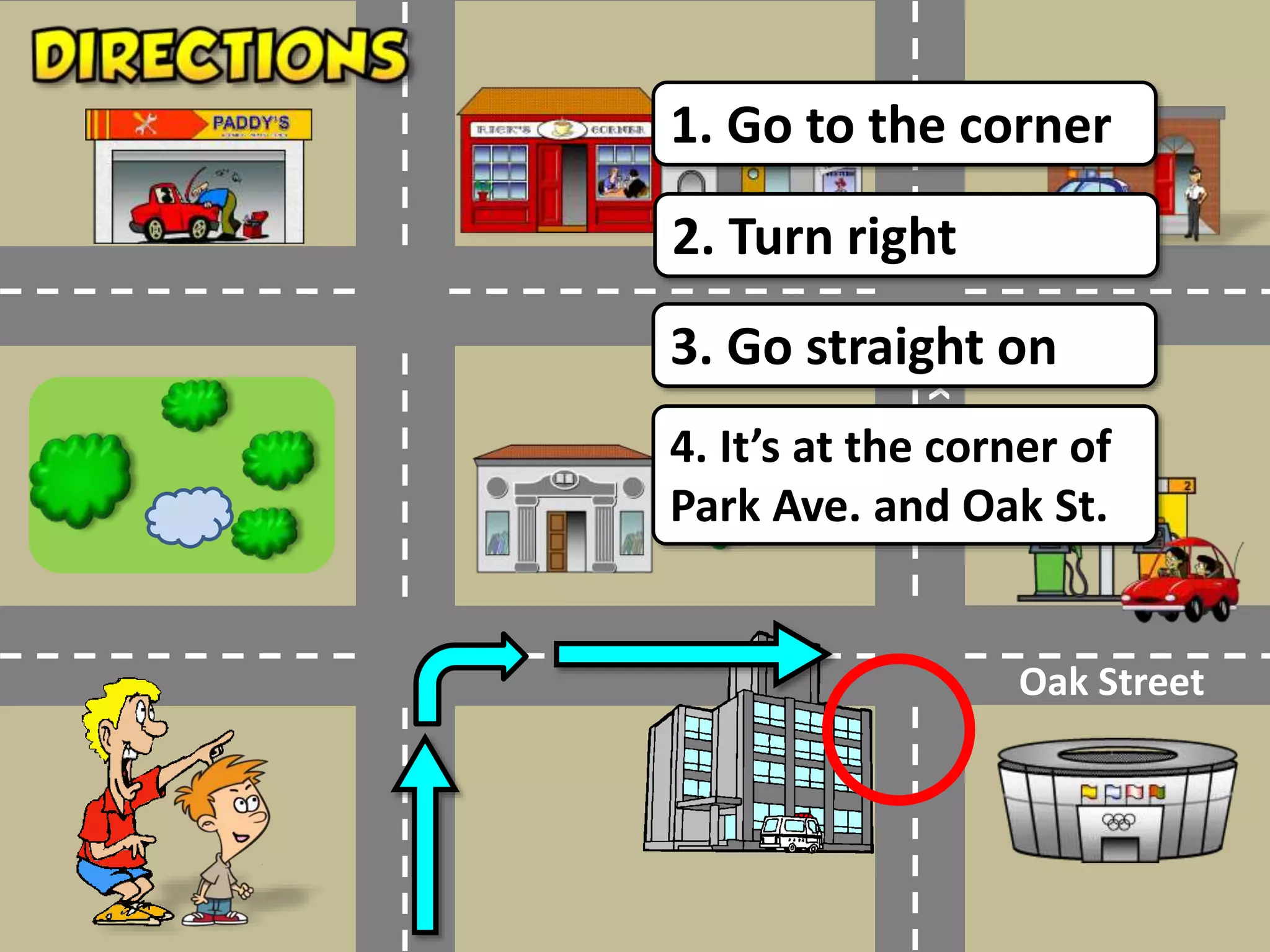 Locations directions | PPTX