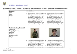 Locations recce | PPT