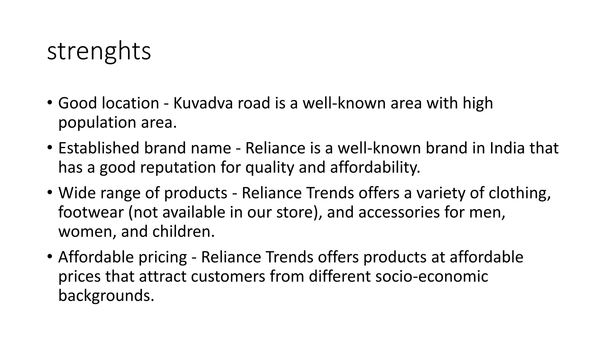 Location SWOT Analisys of relaince trends.pptx