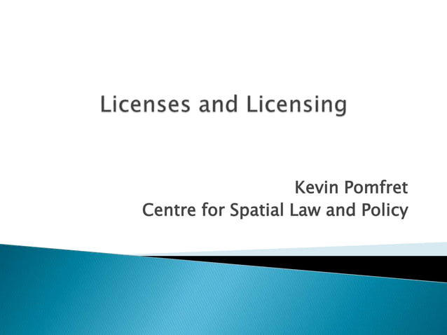 Licenses and Licensing | PPTX