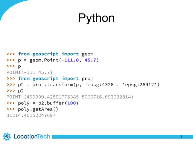 LocationTech Projects | PPT
