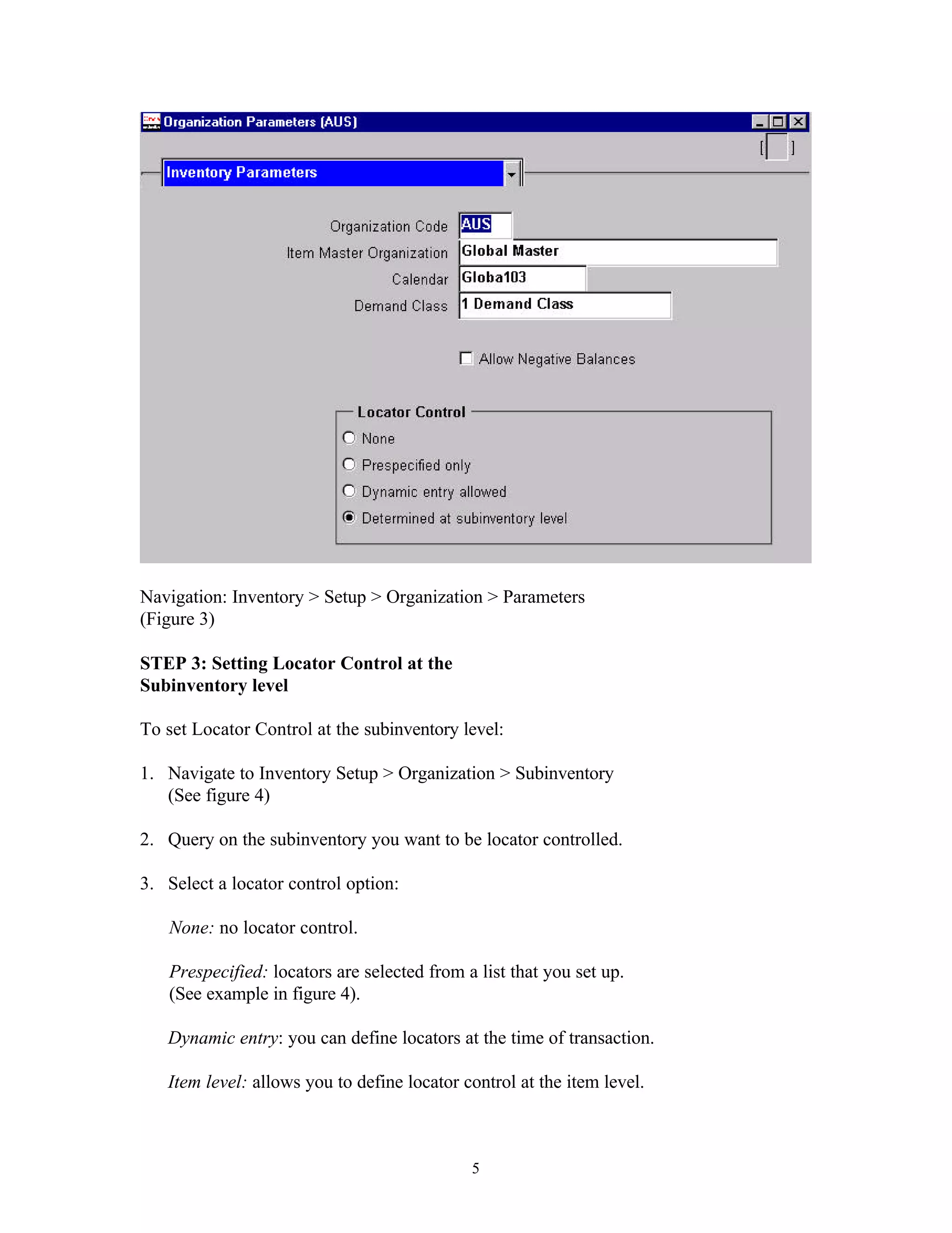 Locator control in oracle inventory | PDF