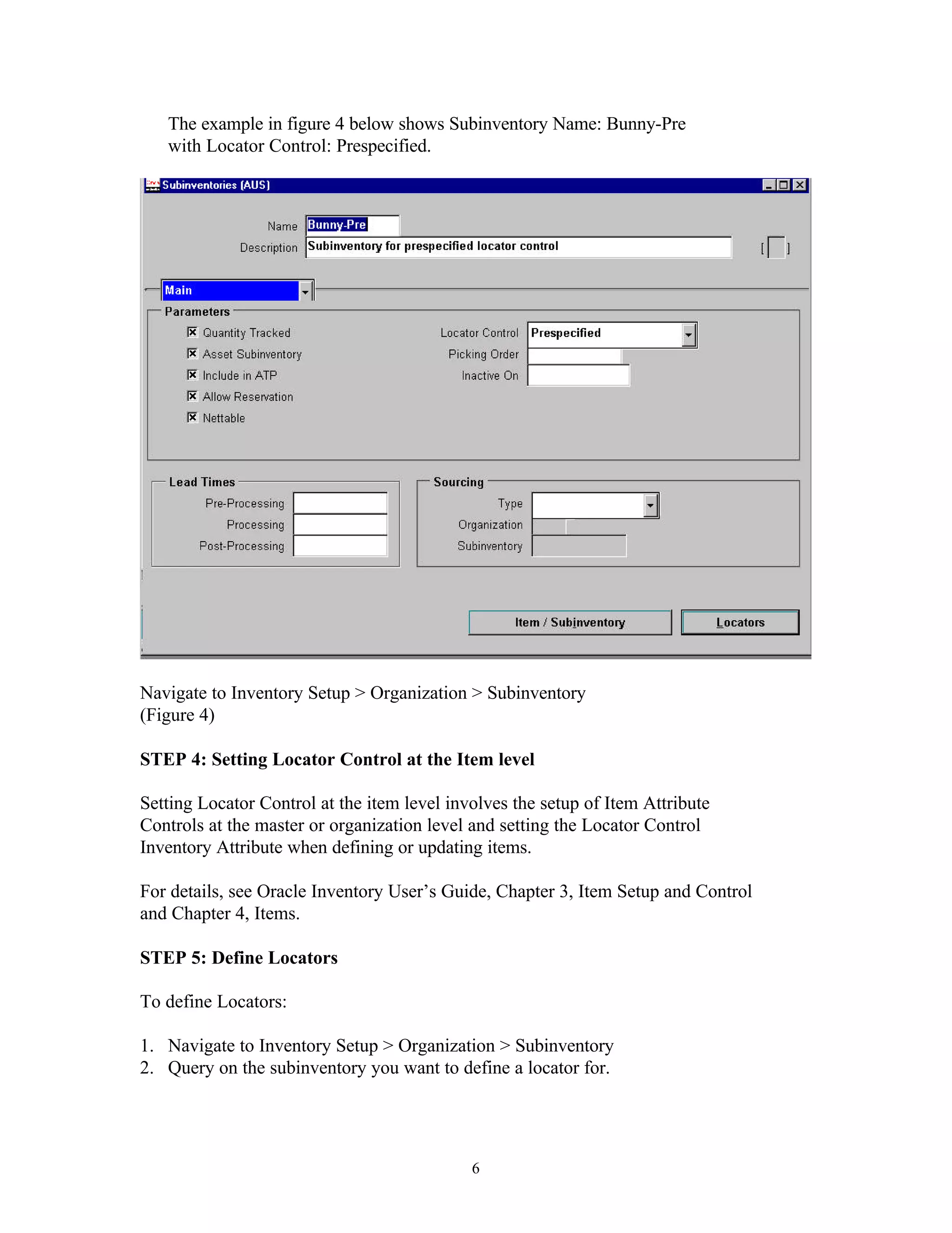 Locator control in oracle inventory | PDF