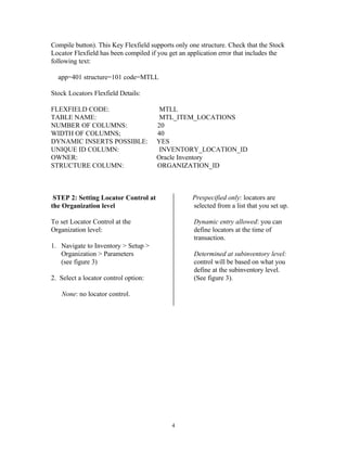 Locator control in oracle inventory | PDF