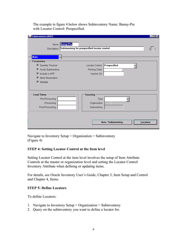 Locator control in oracle inventory | PDF