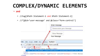 Handle dynamic element with XPATH - DamDM | PPT