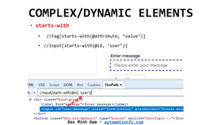 Handle dynamic element with XPATH - DamDM | PPT