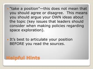 Advanced Placement Locavore Synthesis Presentation.pptx