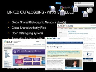 Library of Congress New Bibliographic Framework - What is it? | PPT | Databases | Computer ...