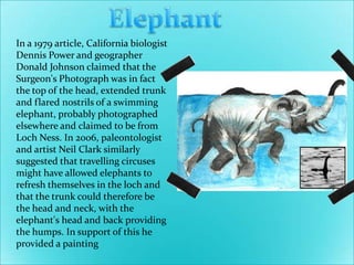 Loch ness monster presentation | PPTX