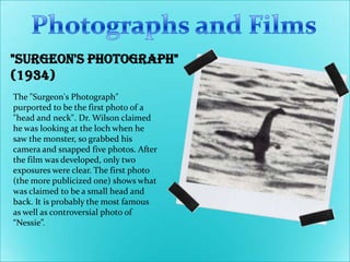 Loch ness monster presentation | PPTX