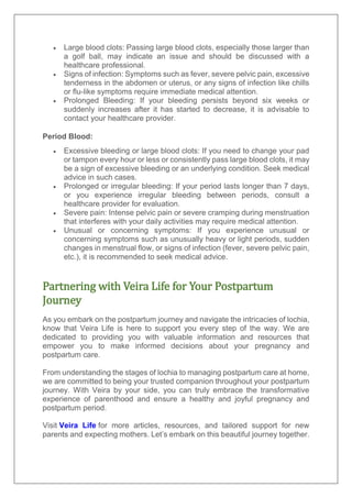 Lochia: Postpartum Bleeding – Time & Duration | DOCX