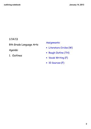 Lochmann outline | PDF