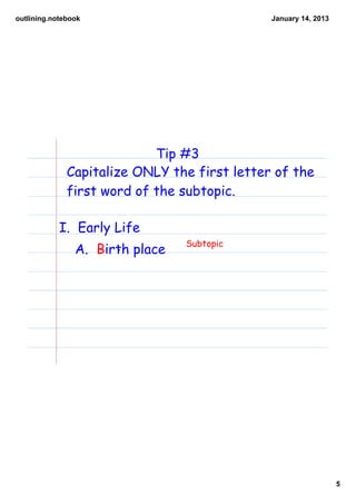 Lochmann outline | PDF