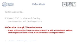Wi-Fi Sensing: Attack on Privacy & Countermeasures | PPTX