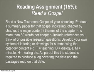 Life of Christ: introduction | PPT