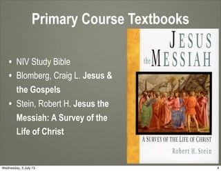 Life of Christ: introduction | PDF