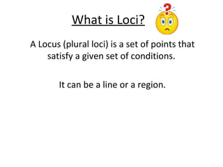 Loci slide share | PPT