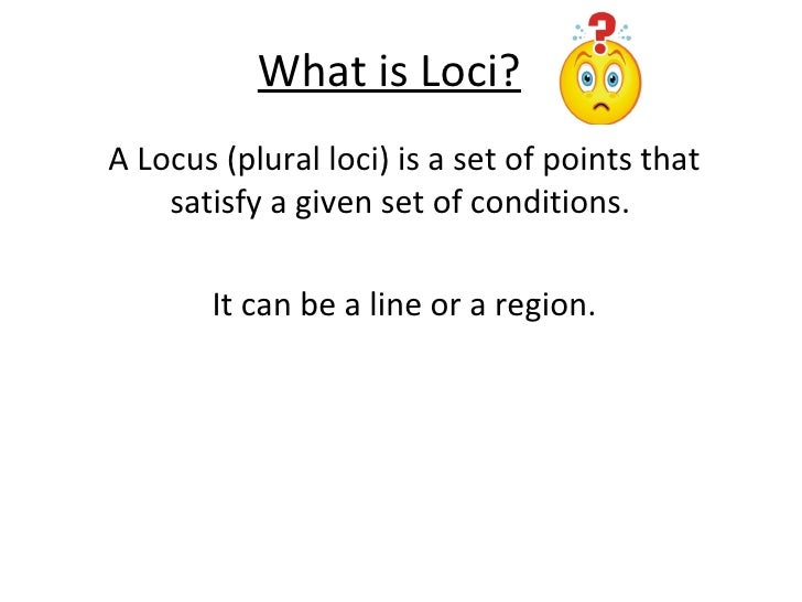 Loci slide share