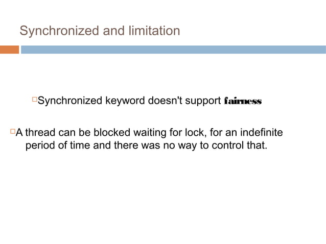 Lock Interface in Java | PPT