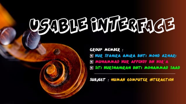 Usable Interface | PDF | Computing | Technology & Computing