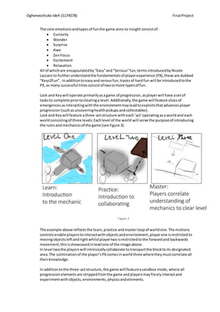 Lock and Key Design Document Draft Two | DOCX | Action-Adventure Video ...