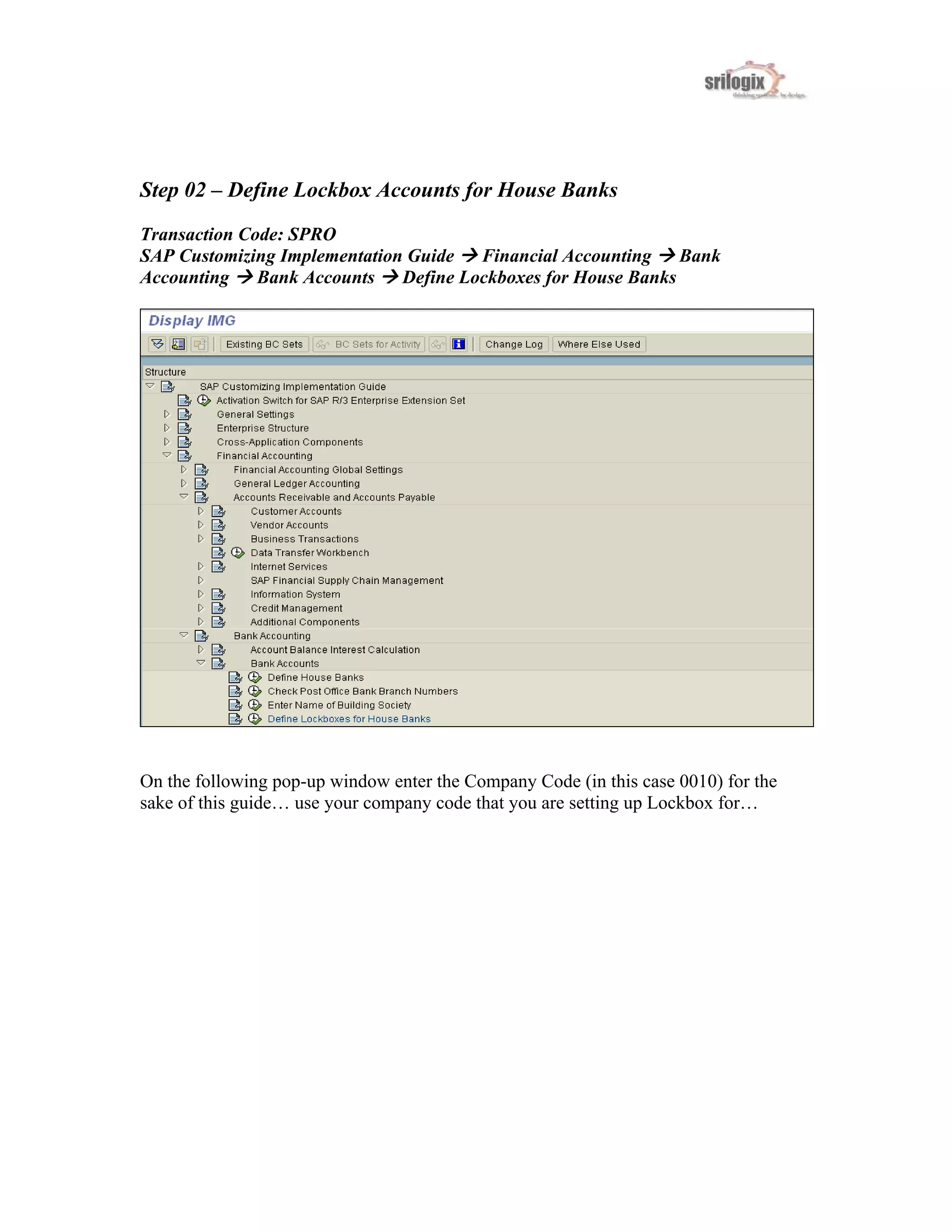 Lockbox process-configuration | PDF