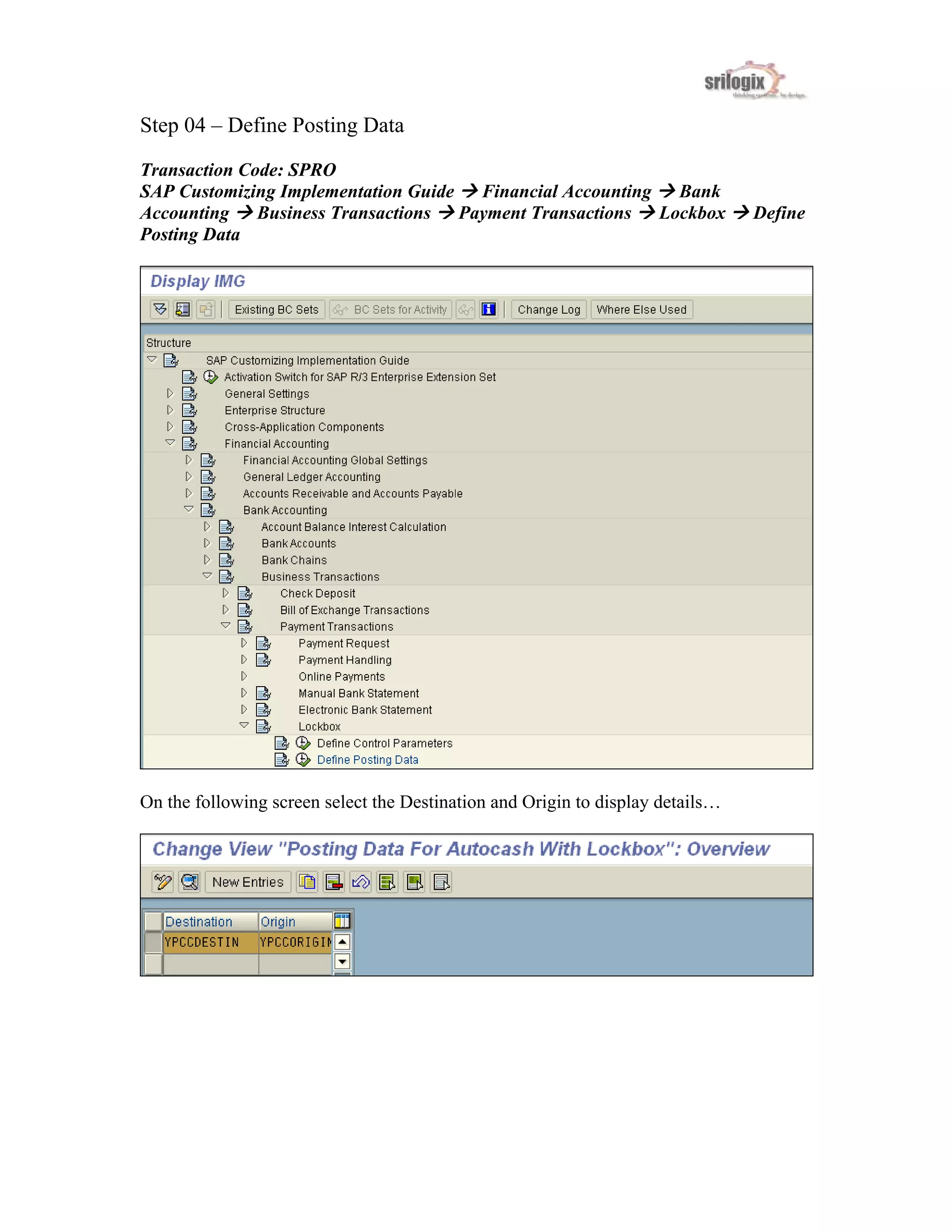 Lockbox process-configuration | PDF