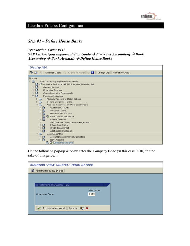 Lockbox process-configuration | PDF | Consumer Banking | Personal Finance
