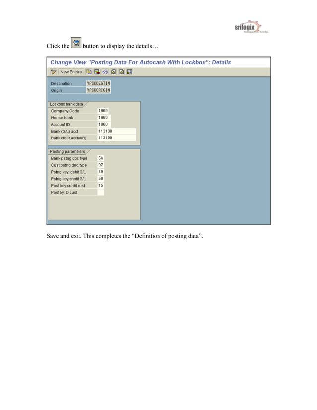 Lockbox process-configuration | PDF | Consumer Banking | Personal Finance
