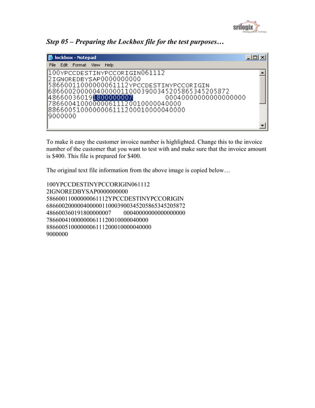 Lockbox process-configuration | PDF | Consumer Banking | Personal Finance