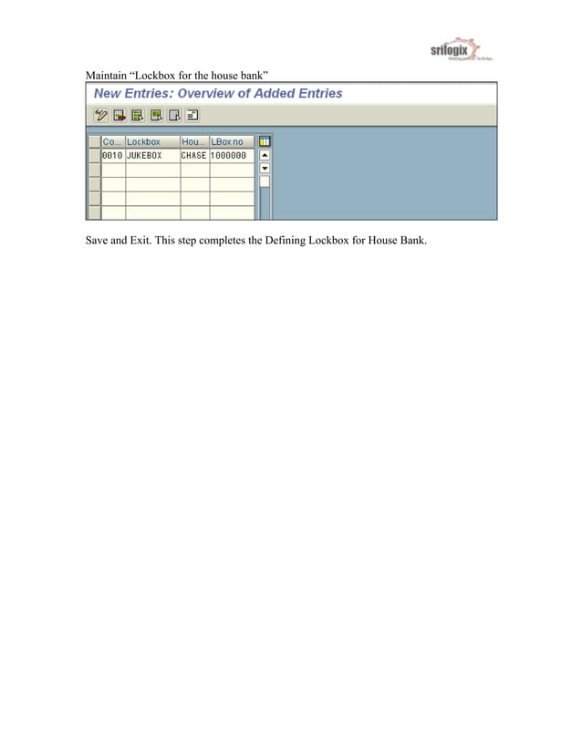 Lockbox process-configuration | PDF | Consumer Banking | Personal Finance