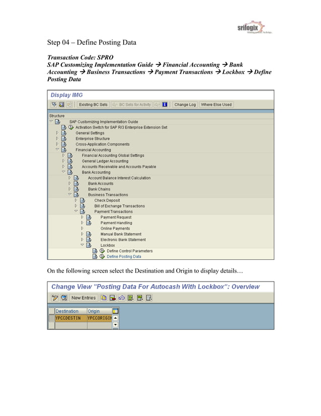 Lockbox process-configuration | PDF | Consumer Banking | Personal Finance