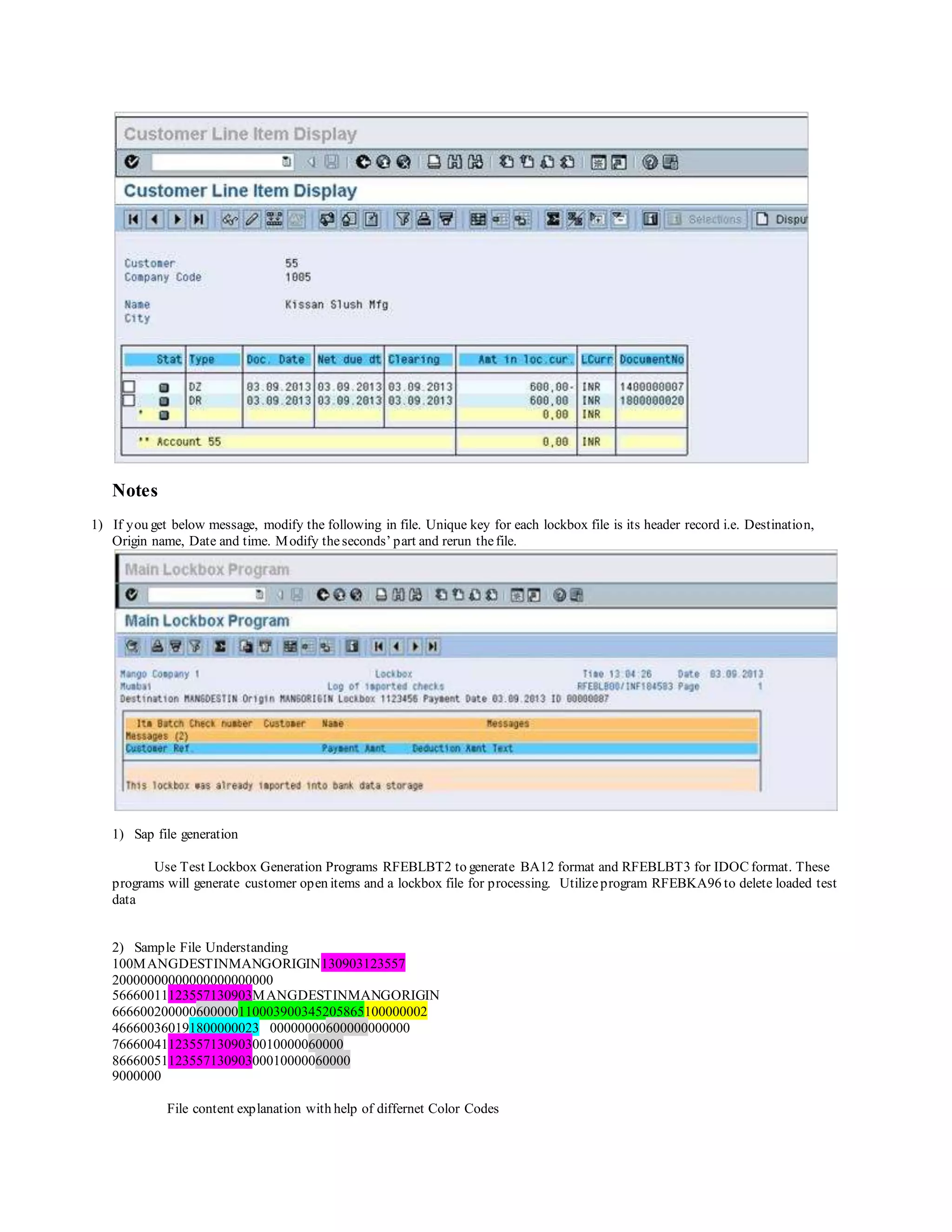 Lockbox configuration | DOCX