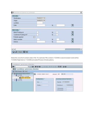 Lockbox process | DOCX