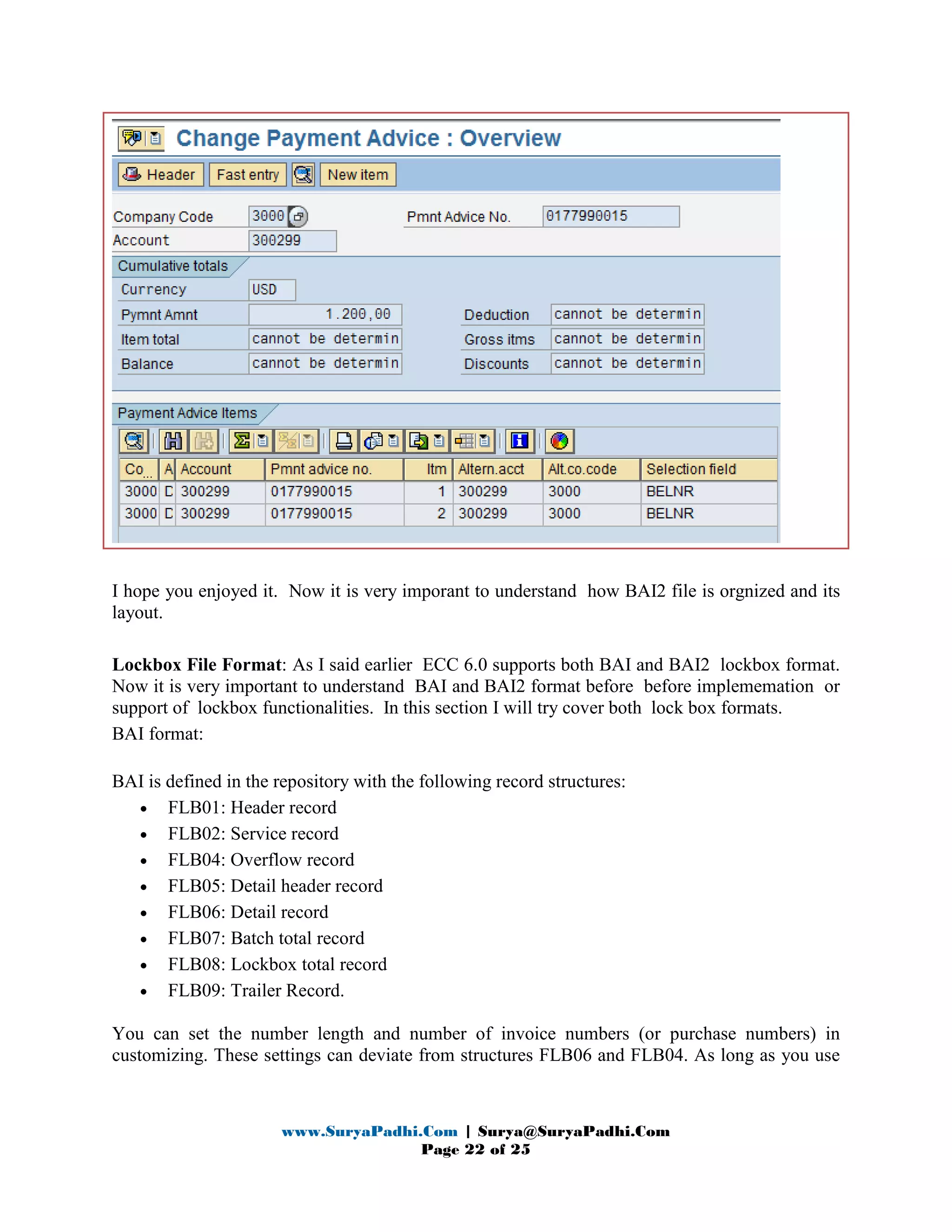 SAP Lock Box Process | PDF