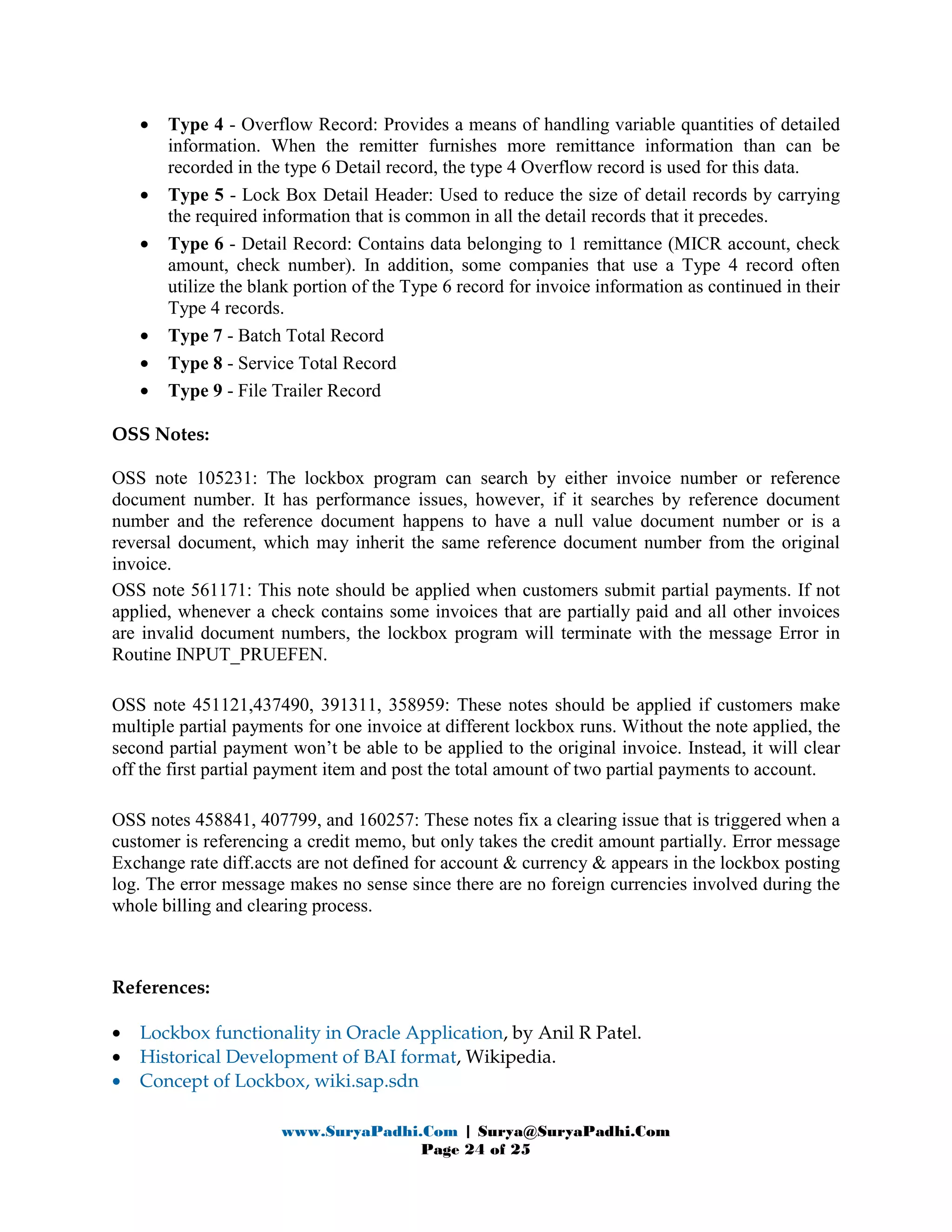 SAP Lock Box Process | PDF