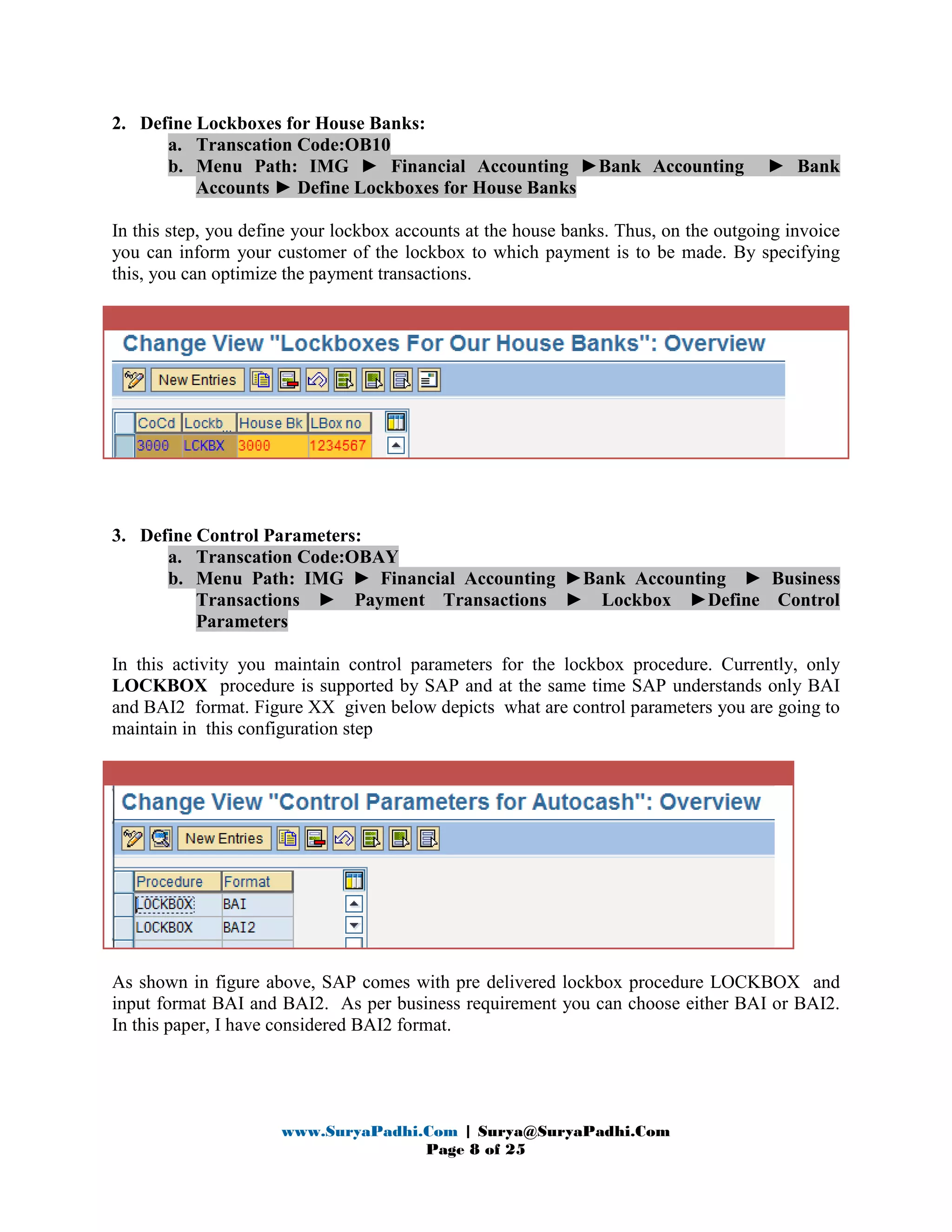 SAP Lock Box Process | PDF