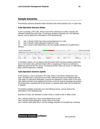 TM1 Planning Analytics - Locking Contention Guide | PDF