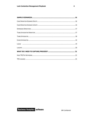 TM1 Planning Analytics - Locking Contention Guide | PDF