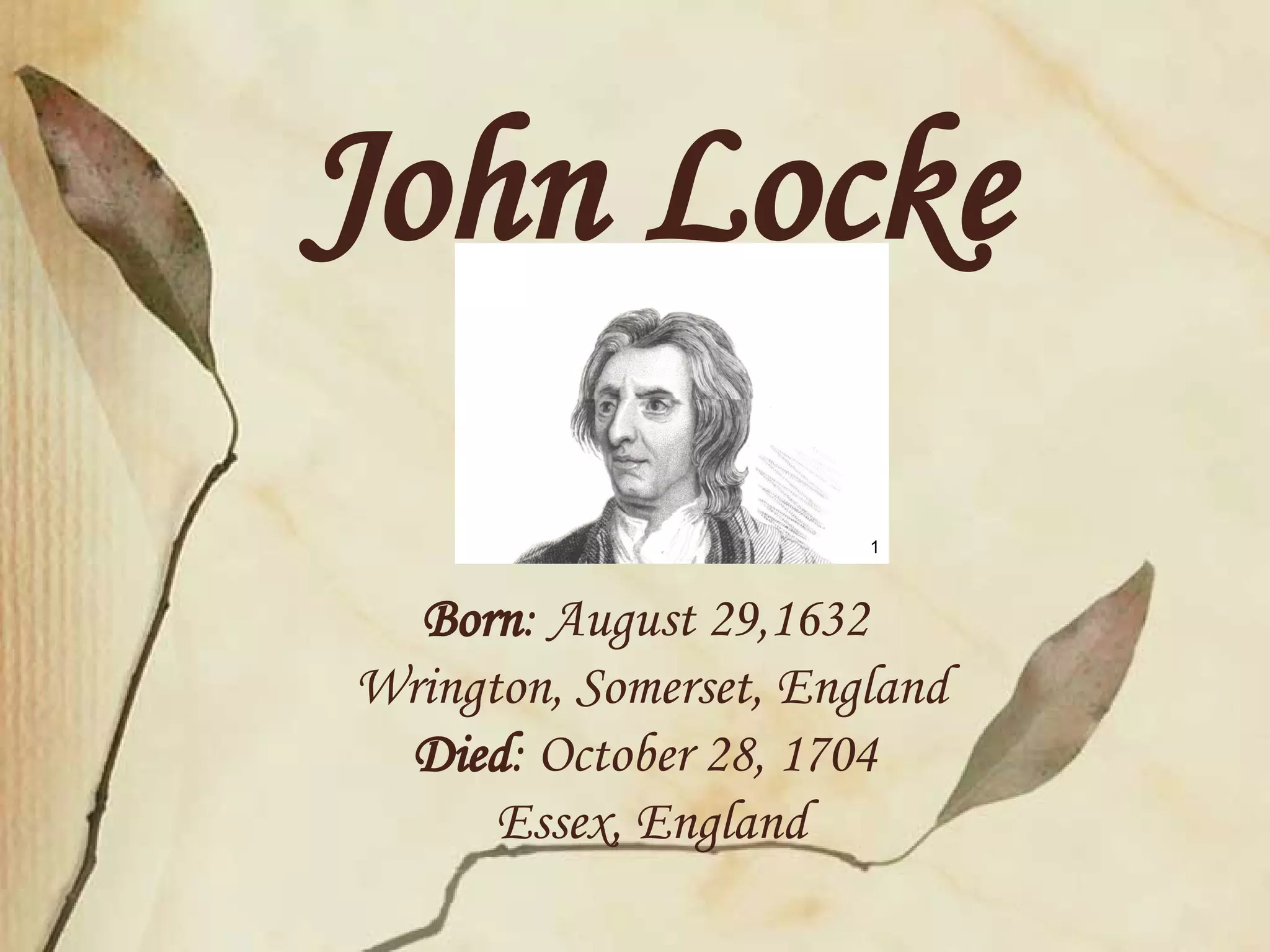 Locke, John | PPT