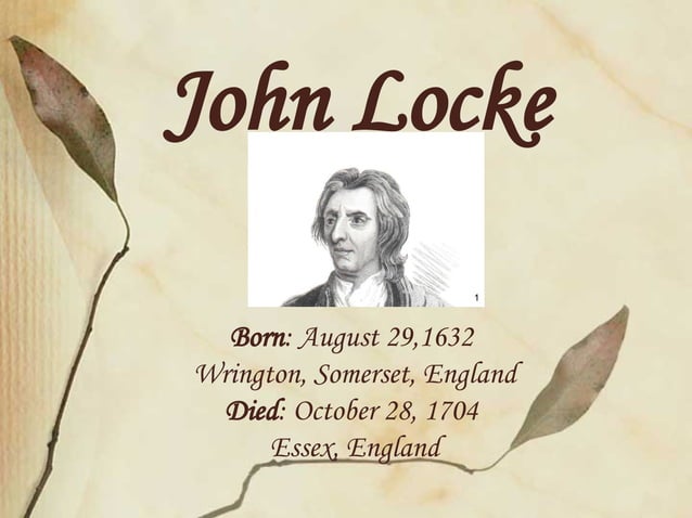 Locke, John | PPT