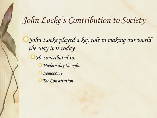 Locke, John | PPT