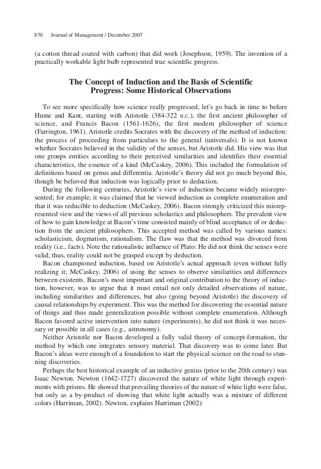 Locke Inductive Theory Building