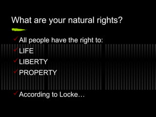 John Locke & Natural Rights Theory | PPT